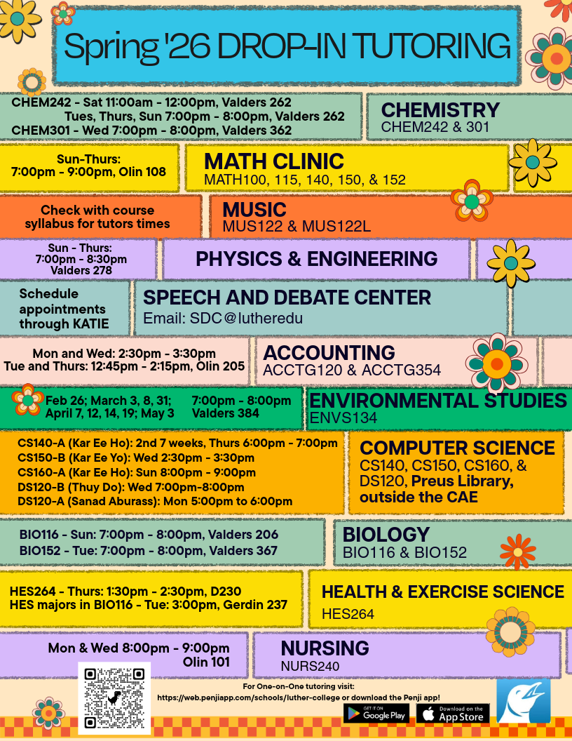 Peer Tutoring | Luther College